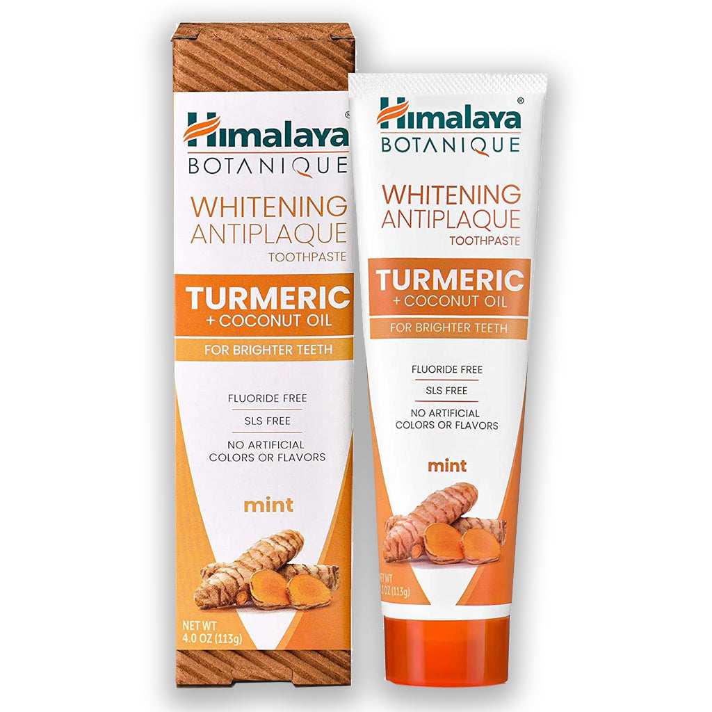 Himalaya Eco Whitening Antiplaque Toothpaste Turmeric 113gr – nature-way.gr