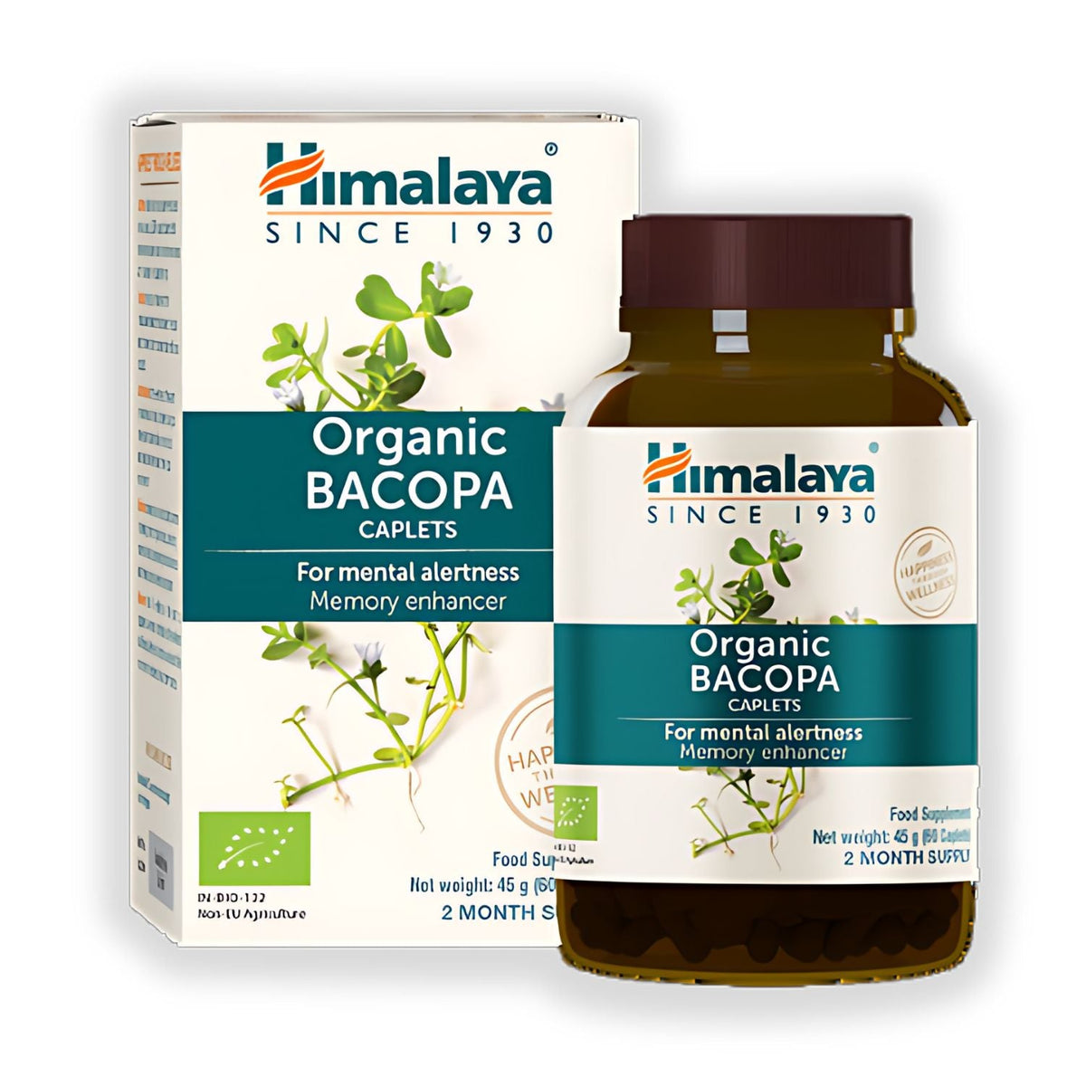 Himalaya Bacopa Brahmi 60caps Για τη βελτίωση της μνήμης και των νοητι ...