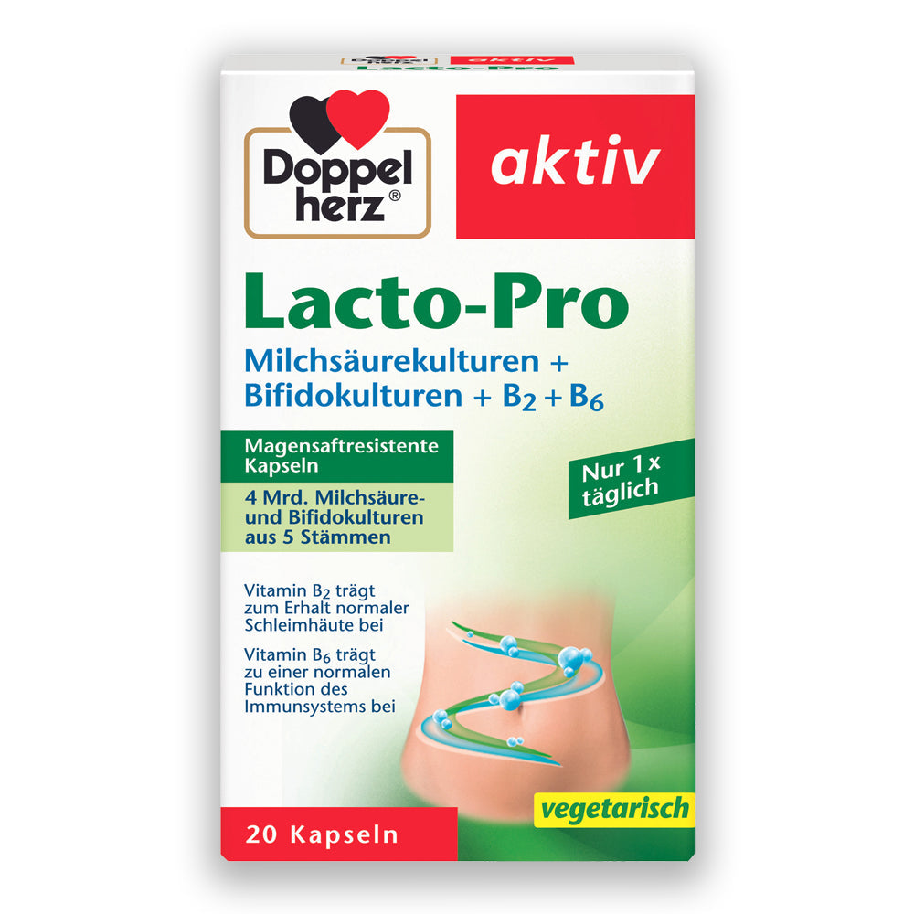 Doppelherz Aktiv Lacto-Pro Probiotic Προβιοτικά Lacto-Pro 20caps ...